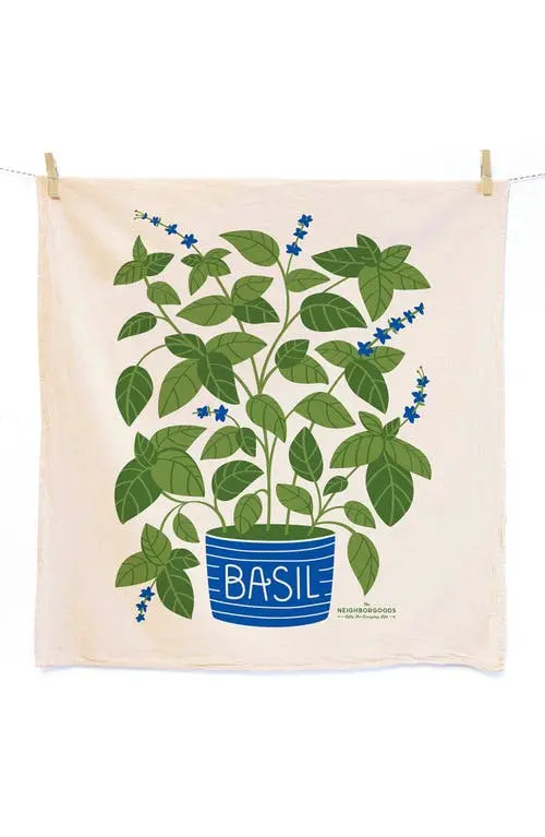 THE NEIGHBORGOODS Set Of 2 Tomato & Basil Dish Towels
