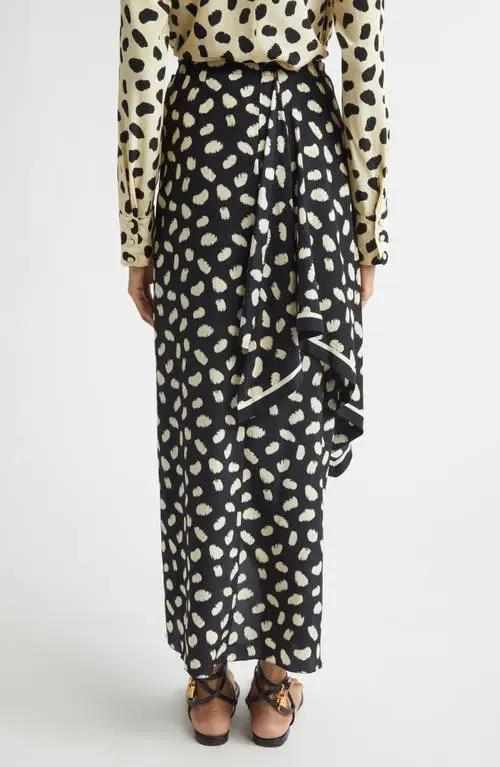 Johanna Ortiz Captivation Print Silk Skirt