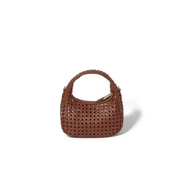 Miu Miu Wander Woven Leather Bag