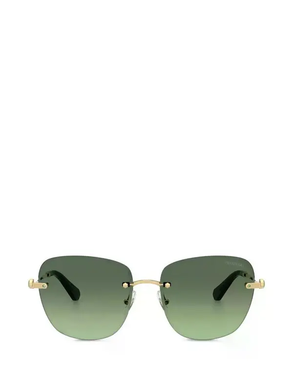 SWAROVSKI Square-frame Sunglasses - Green