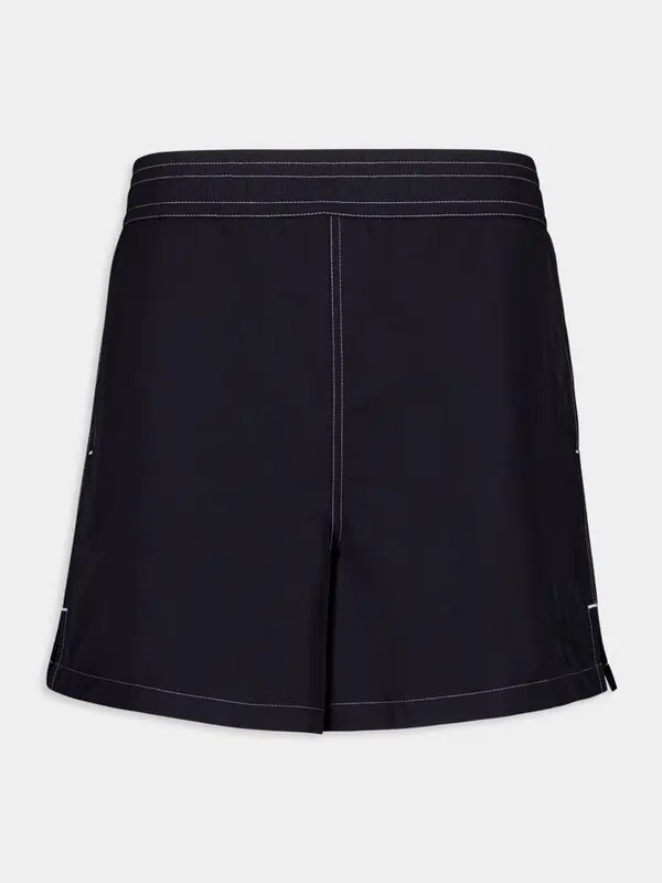 AMI Paris Technical Beach Shorts - Black