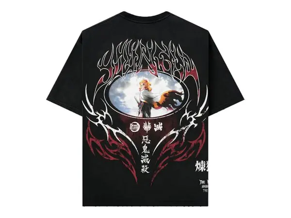 YOUNGLA X Demon Slayer: Kimetsu No Yaiba Anime Tee Shirt - Set Your Heart Ablaze