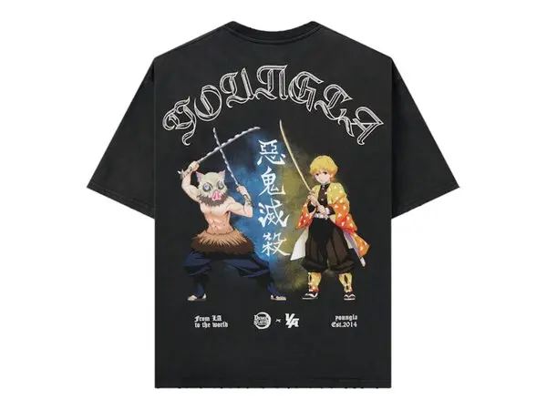 YOUNGLA X Demon Slayer: Kimetsu No Yaiba Character Tee Shirt - Swordsmen Duo