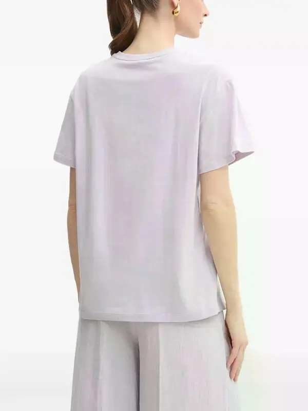 TWINSET Logo-embellished T-shirt - Purple