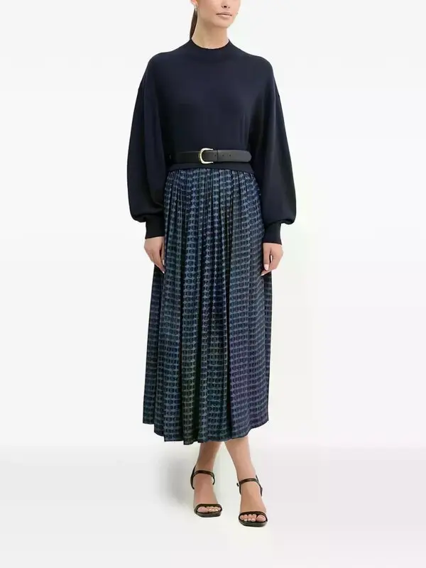 BENETTON Puff-sleeve Knitted Sweater