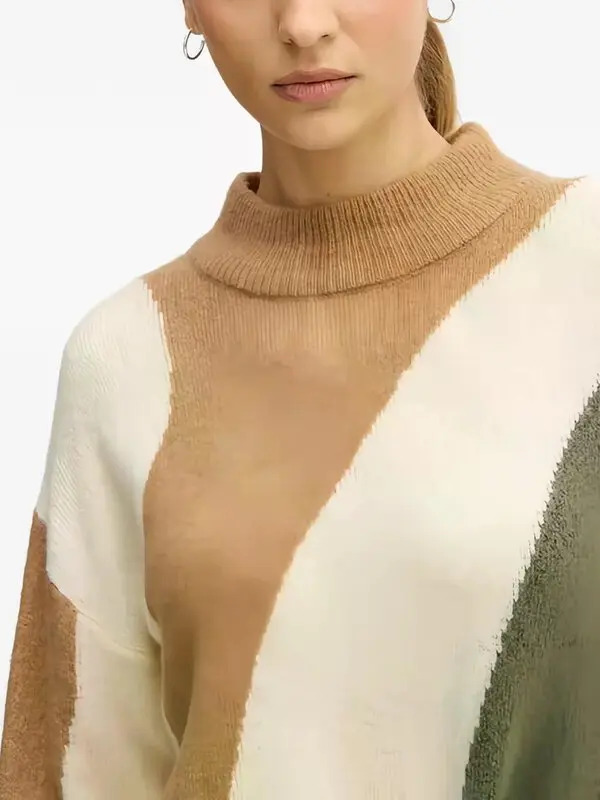 BENETTON Colour-block Boxy-fit Sweater