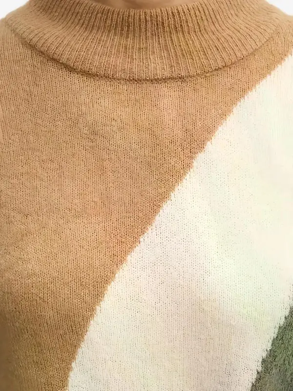 BENETTON Colour-block Boxy-fit Sweater