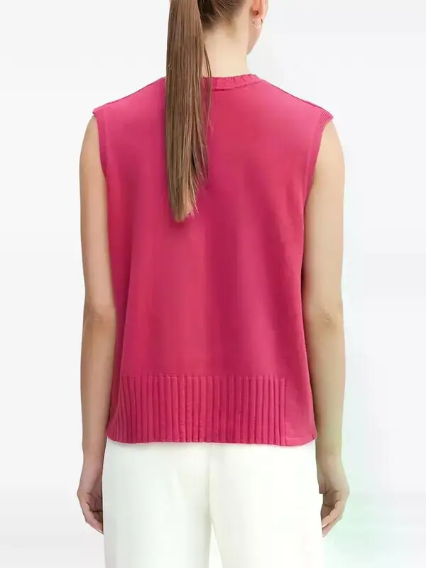 BENETTON Ribbed-trim Vest