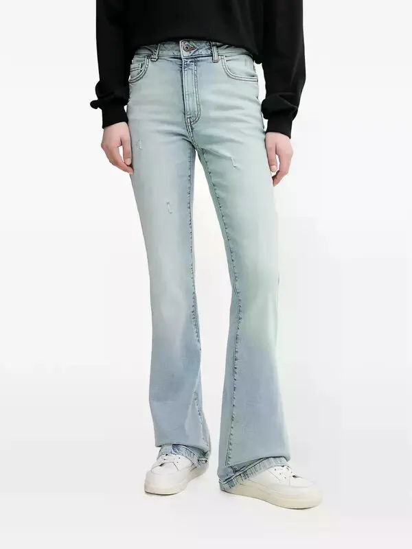 BENETTON Flared Denim Jeans - Blue