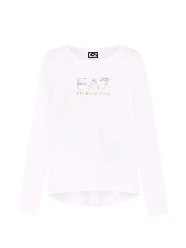 EA7 Studded Details T-shirt - White
