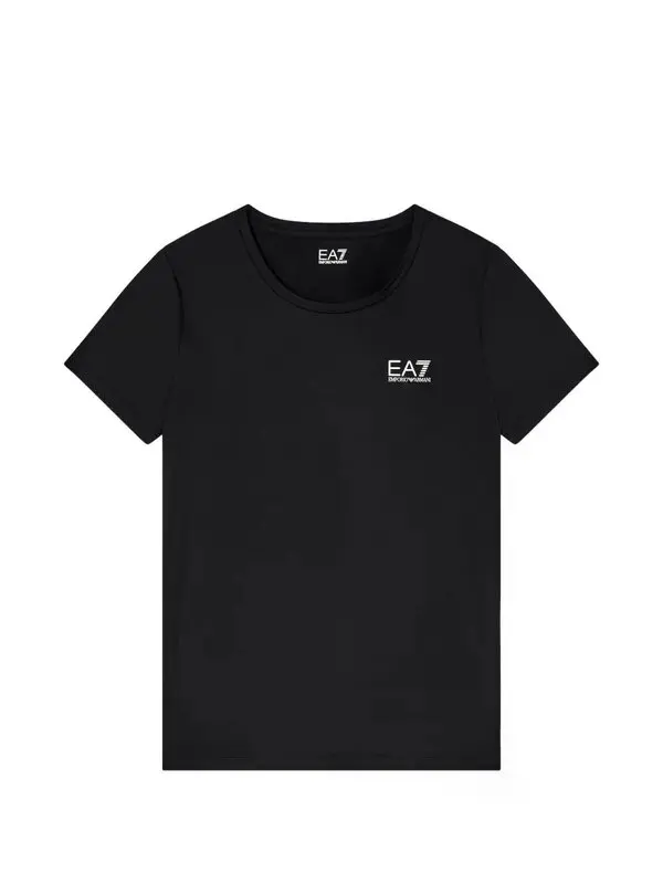 EA7 Logo-detail T-shirt - Black