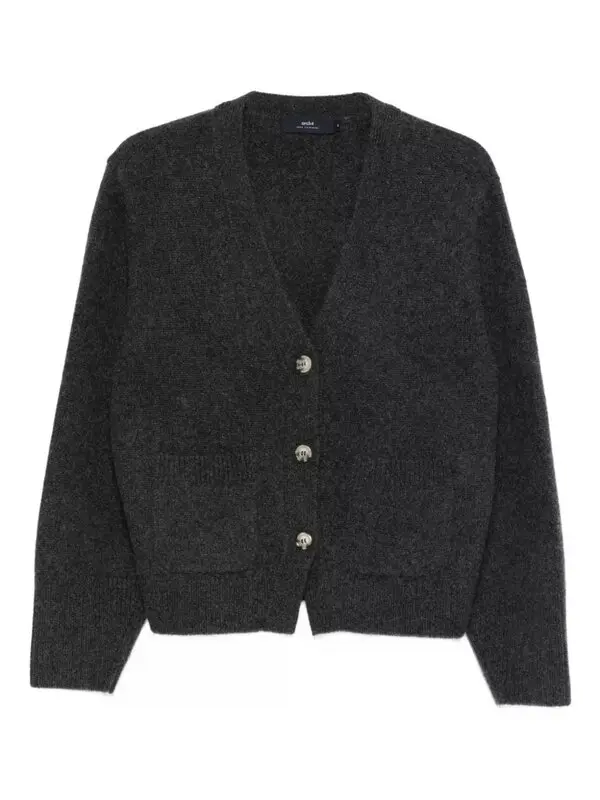 Arch4 Janelle V-neck Cardigan - Grey