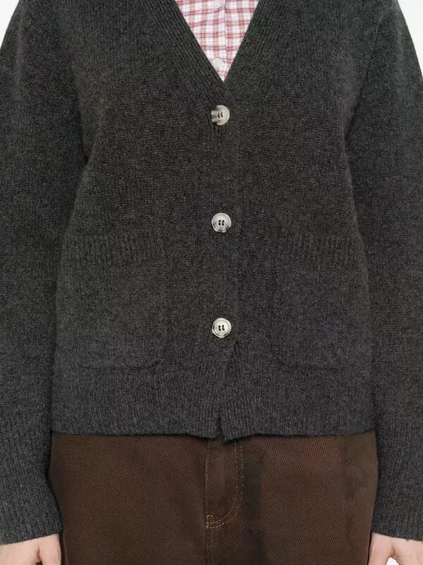 Arch4 Janelle V-neck Cardigan - Grey