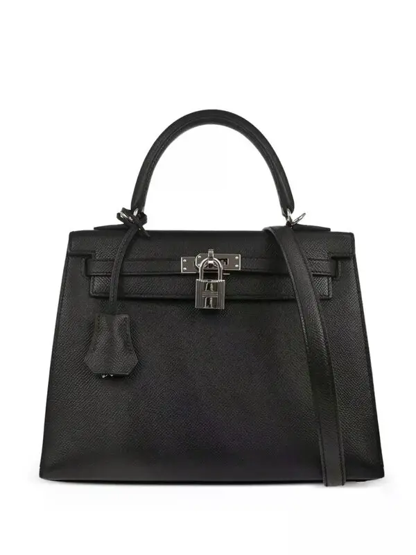 Hermès Kelly 25 Sellier 2way Tote Bag - Black