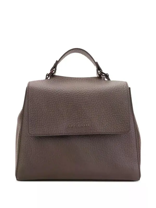 ORTIGNI Small Sveva Soft Tote Bag - Brown