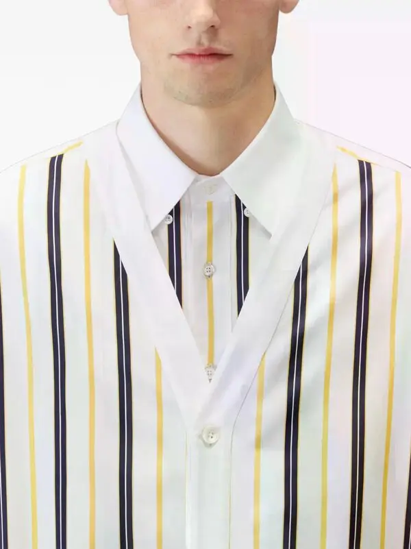 Thom Browne Poplin Repp Stripe Shirt