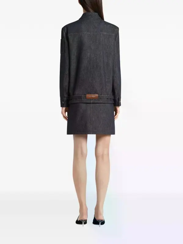 COURREGES Belted Denim Jacket
