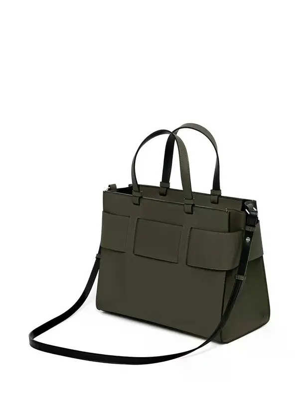 Armani Exchange Logo-applique Tote Bag - Green