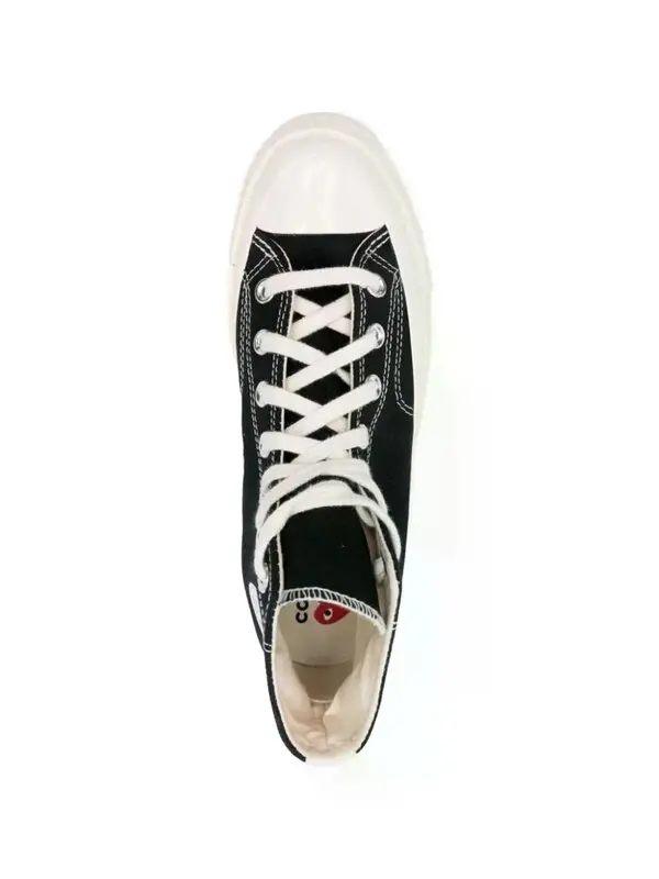 Play Comme Des Garcon Chuck 70 Hi Heart Sneakers