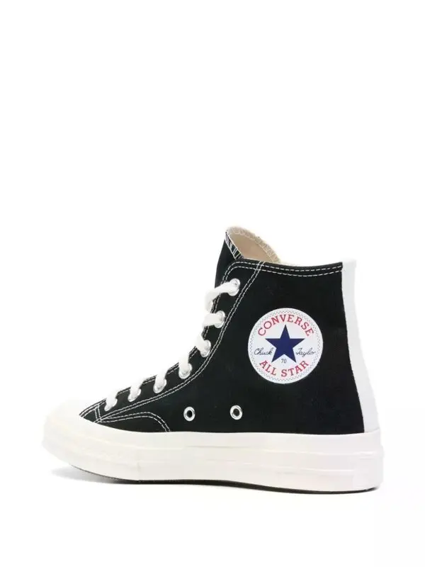 Play Comme Des Garcon Chuck 70 Hi Heart Sneakers