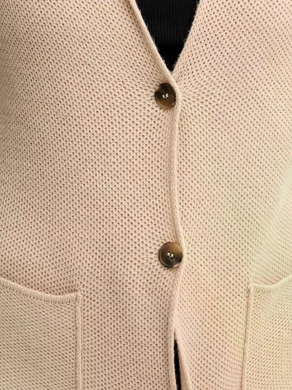 BENETTON Patch-pocket Knit Cardigan