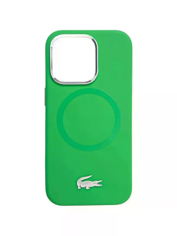 Lacoste Logo-appliqué Iphone 16 Pro Phone Case - Green