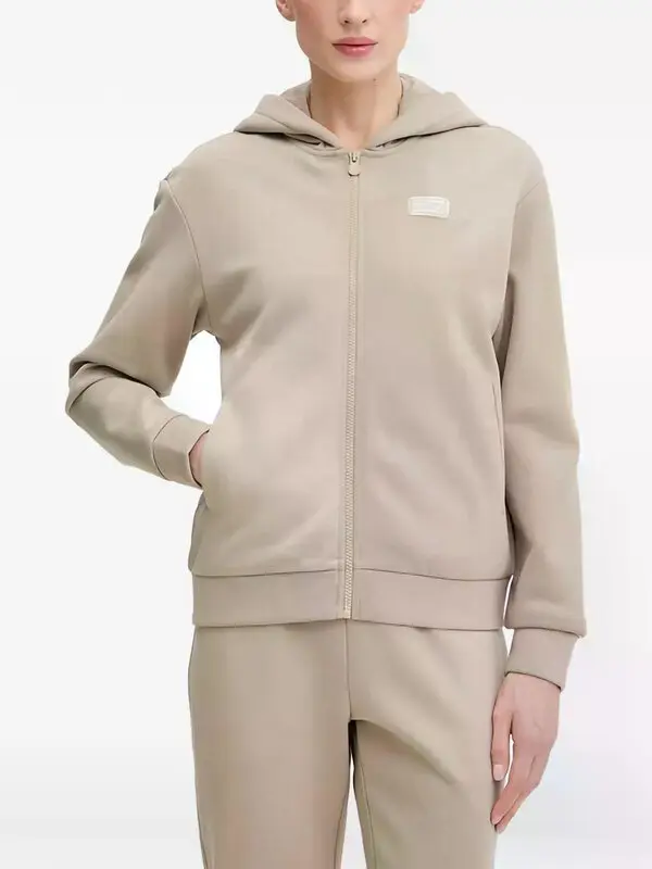EA7 Hooded Tracksuit With Logo Patch