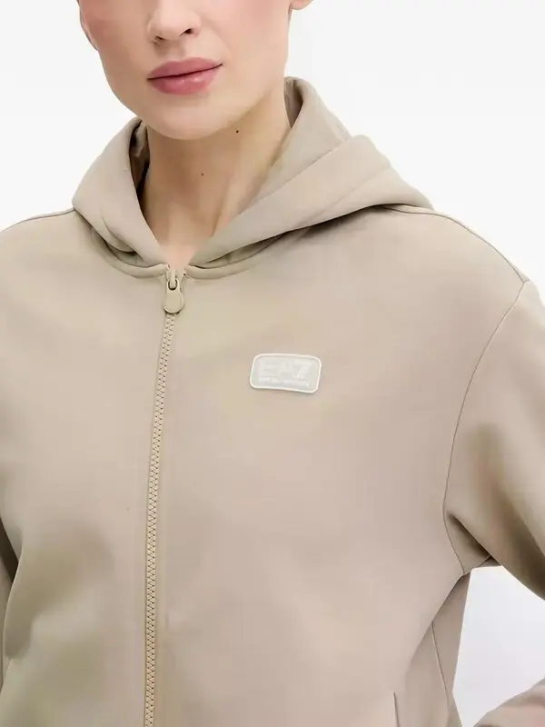 EA7 Hooded Tracksuit With Logo Patch