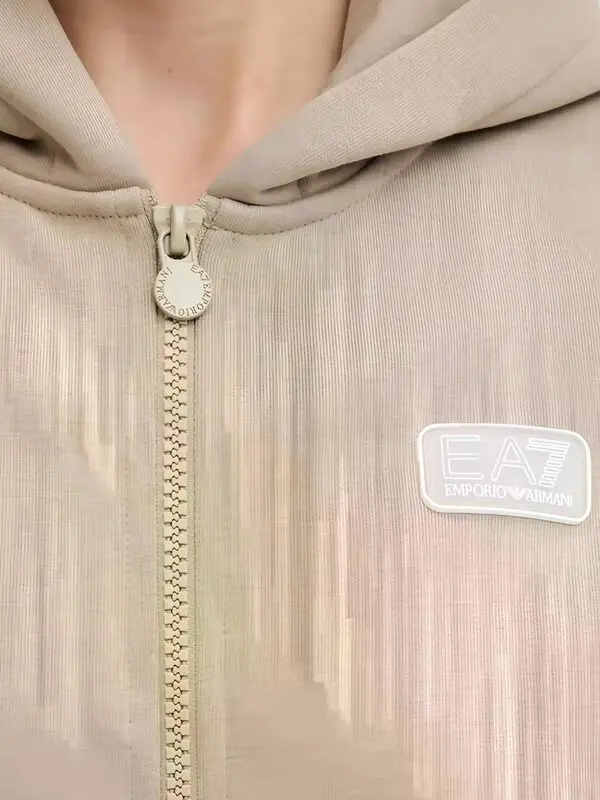 EA7 Hooded Tracksuit With Logo Patch