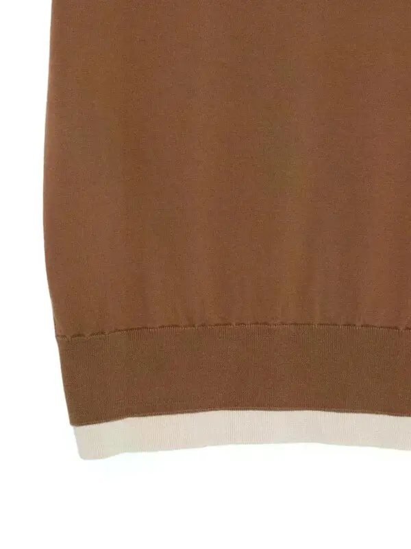 PAOLO PECORA Contrast-trim T-shirt