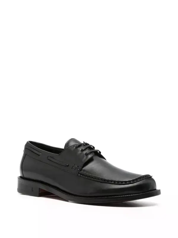 MORGILLO Mood Leather Derby Shoes