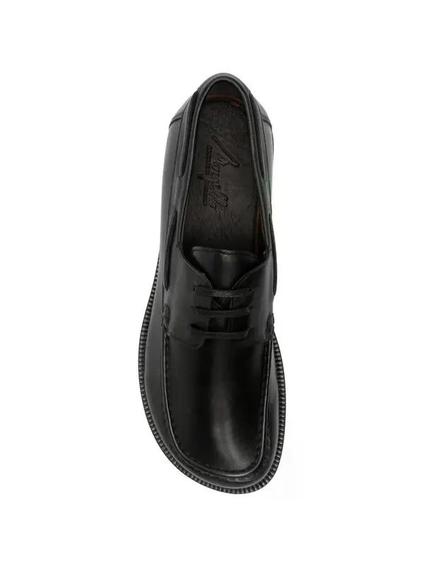 MORGILLO Mood Leather Derby Shoes