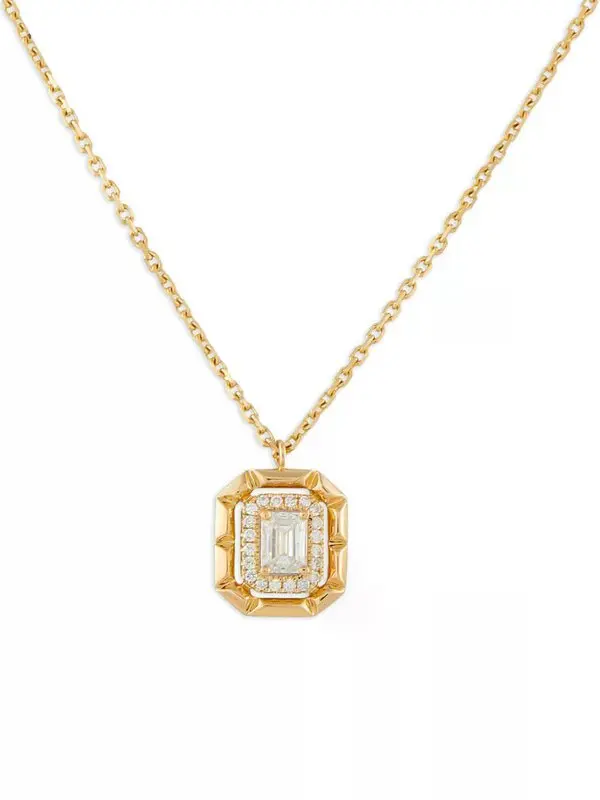 LB EXCLUSIVE 18k Yellow Diamond Pendant Necklace - Gold