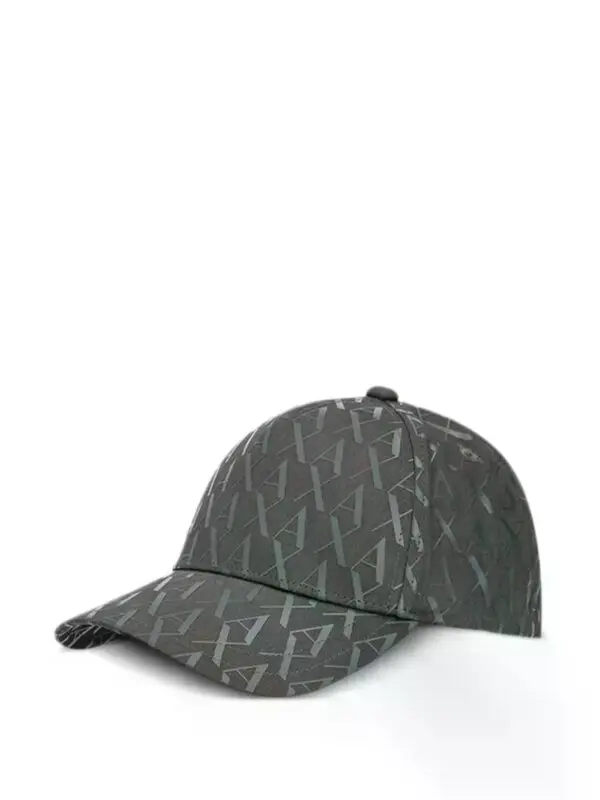 Armani Exchange Logo-patterned Baseball Cap - Grey