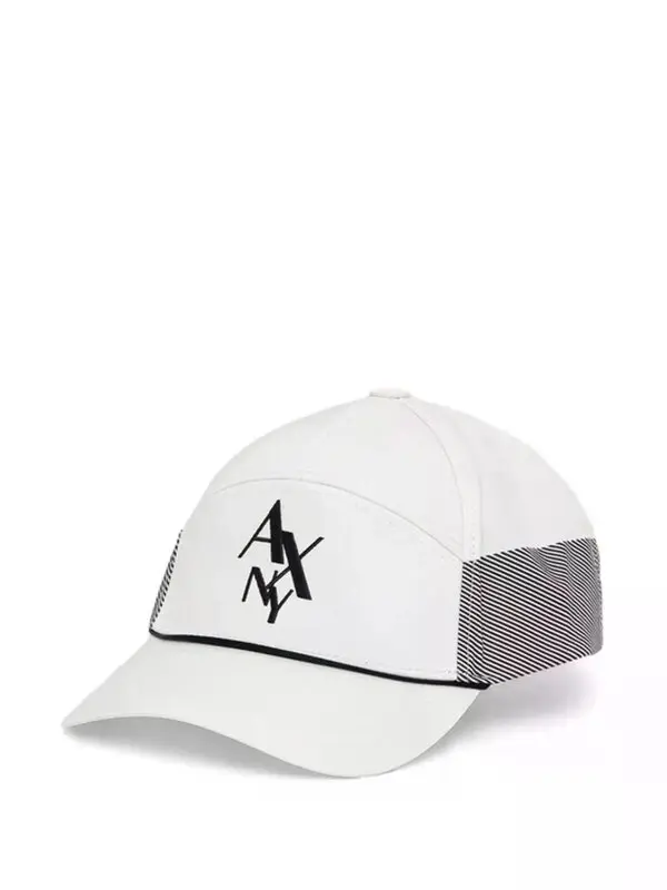 Armani Exchange Logo Baseball Cap - White