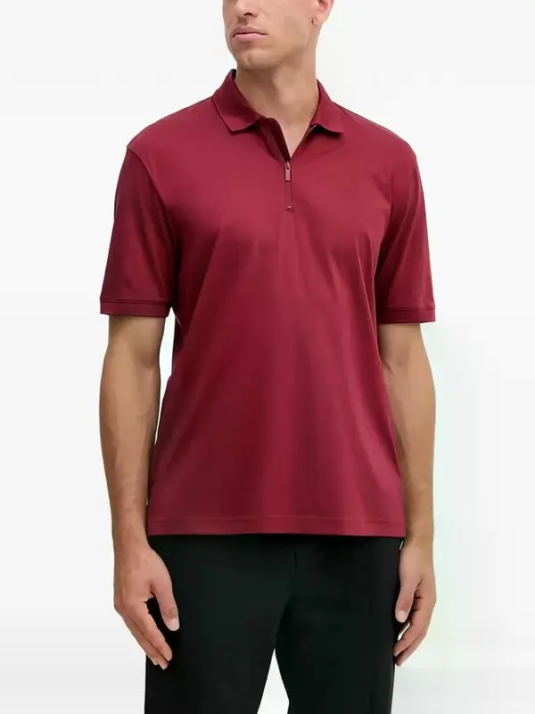 Armani Exchange Zipped Polo Shirt