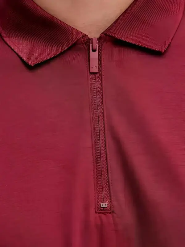 Armani Exchange Zipped Polo Shirt