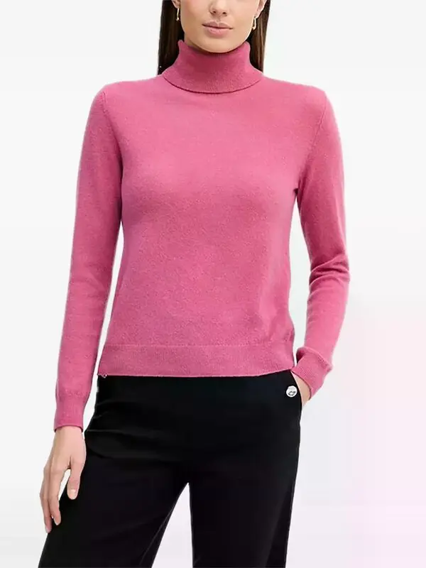 BENETTON Roll-neck Sweater - Pink