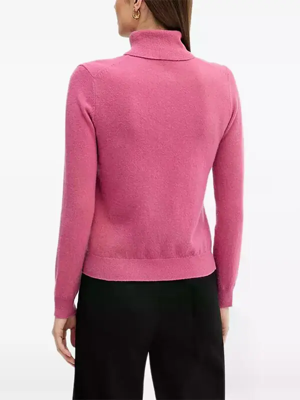 BENETTON Roll-neck Sweater - Pink
