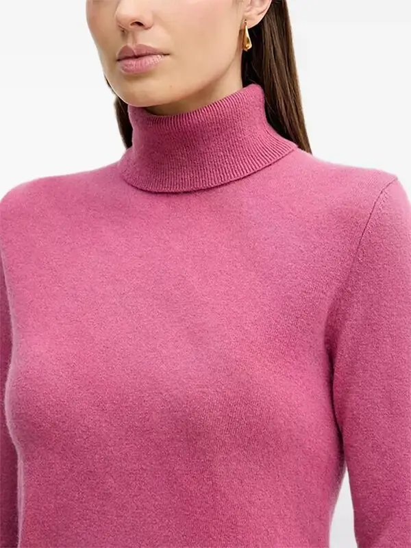 BENETTON Roll-neck Sweater - Pink