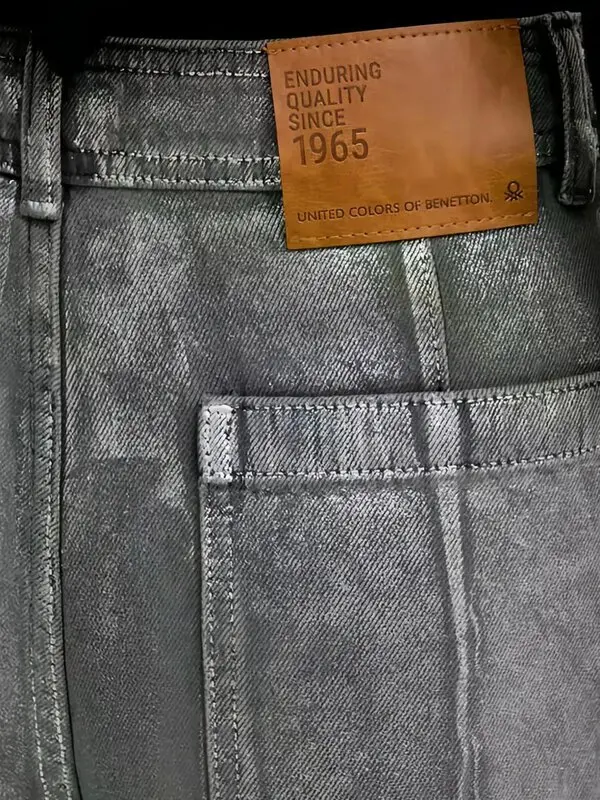 BENETTON Laminated Jeans