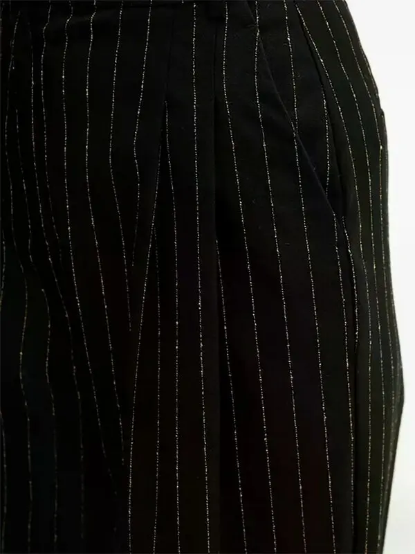 BENETTON Pinstriped Wide Leg Trousers