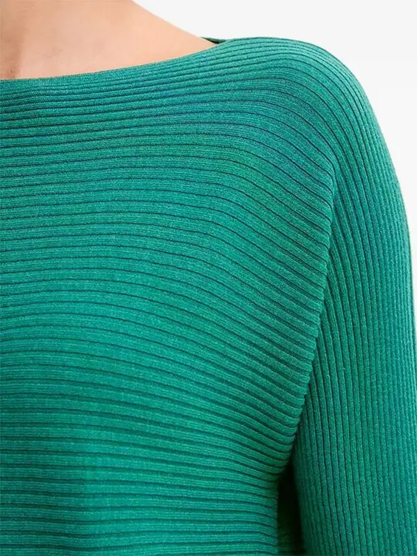 BENETTON Ribbed Boat-neck Sweater
