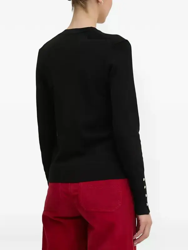 BENETTON Button V-neck Knitwear