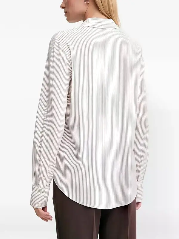 BENETTON Striped Button-up Shirt