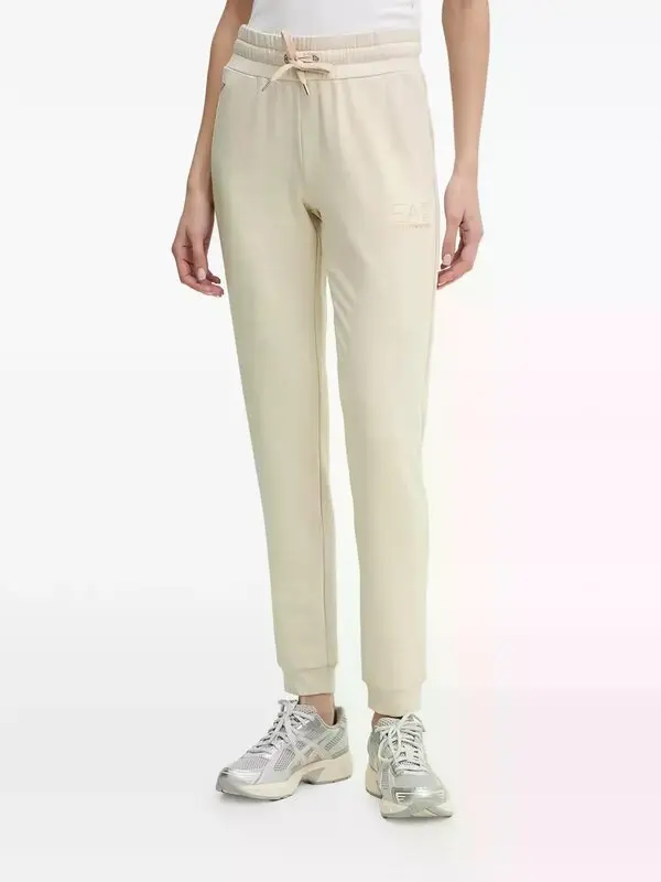 EA7 Logo-embellished Trousers - Neutrals