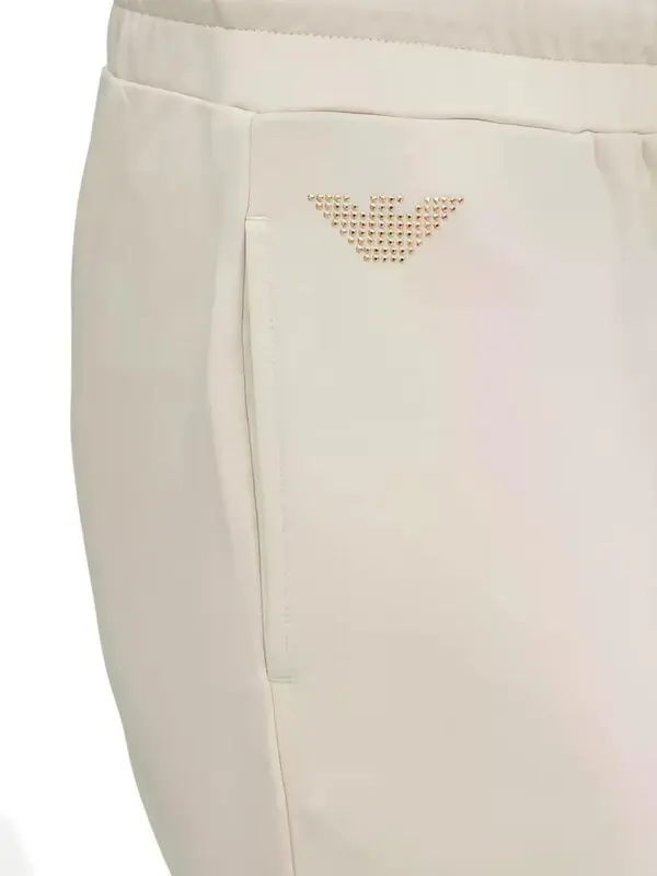 EA7 Logo-embellished Trousers - Neutrals