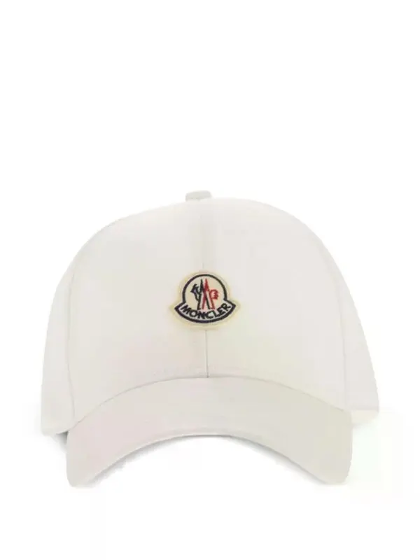 Moncler Logo Baseball Cap - White