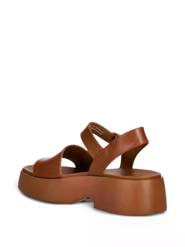 Camper Buckle Strap Platform Sandals