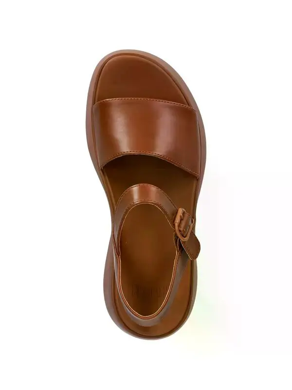 Camper Buckle Strap Platform Sandals